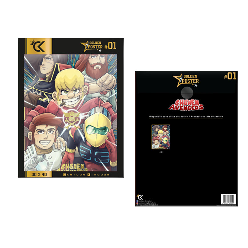 Shonen Avengers Ultimate Golden Poster 30X40cm – Dojo & Dragons